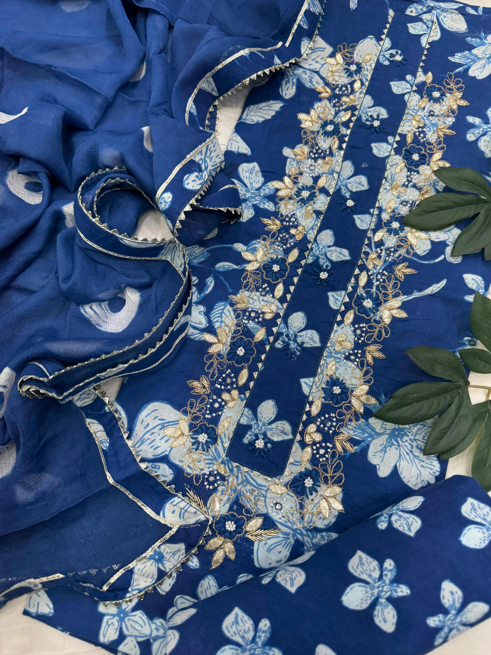Hand Work Suit Set – Bagru Hastkala Printers